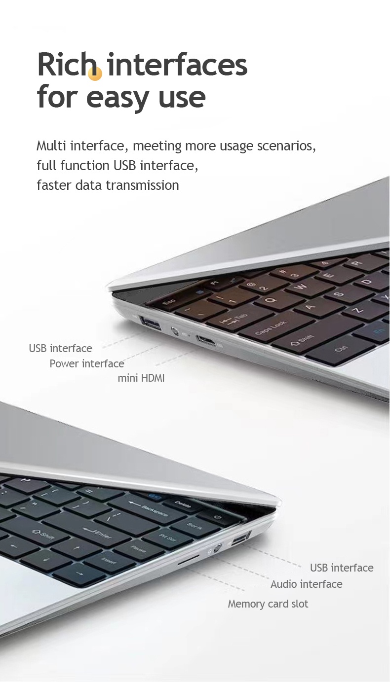 VOVOVA 15.6inch Laptop IPS Screen 16GB RAM 512GB SSD 11th Gen Intel ...