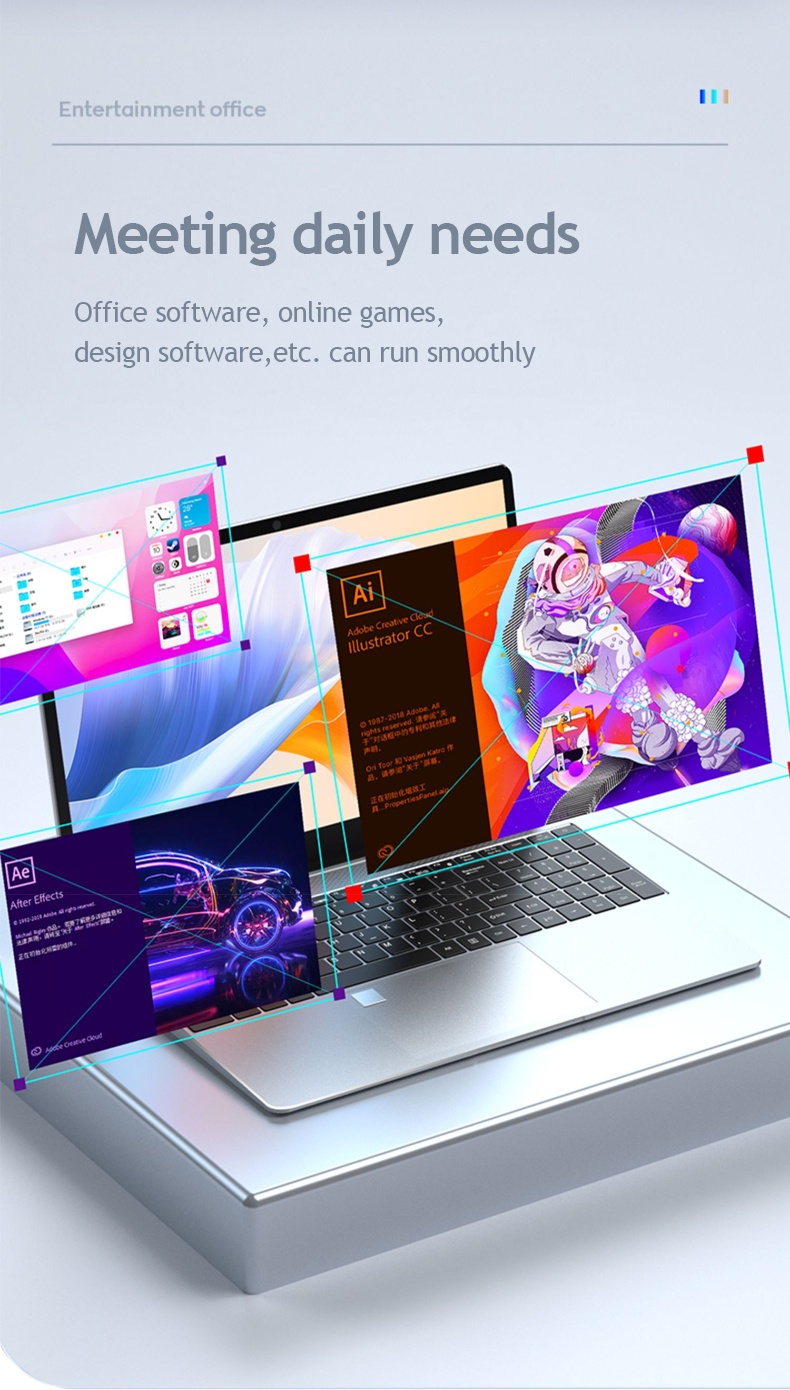 VOVOVA 15.6inch Laptop IPS Screen 16GB RAM 512GB SSD 11th Gen Intel ...