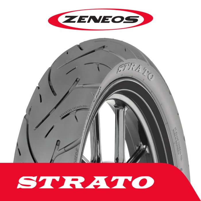 Zeneos Strato 90/80-14 Tubeless Motorcycle Tire designed to ensure ...