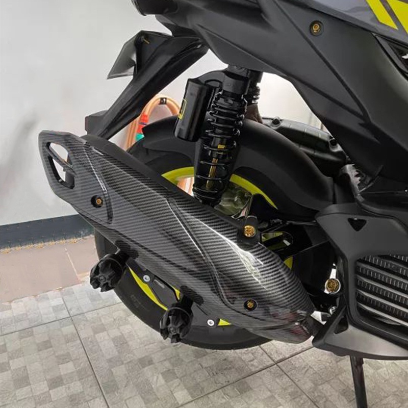 Motorcycle Exhaust Pipe Guard For Yamaha NMAX V2 | Shopee Philippines