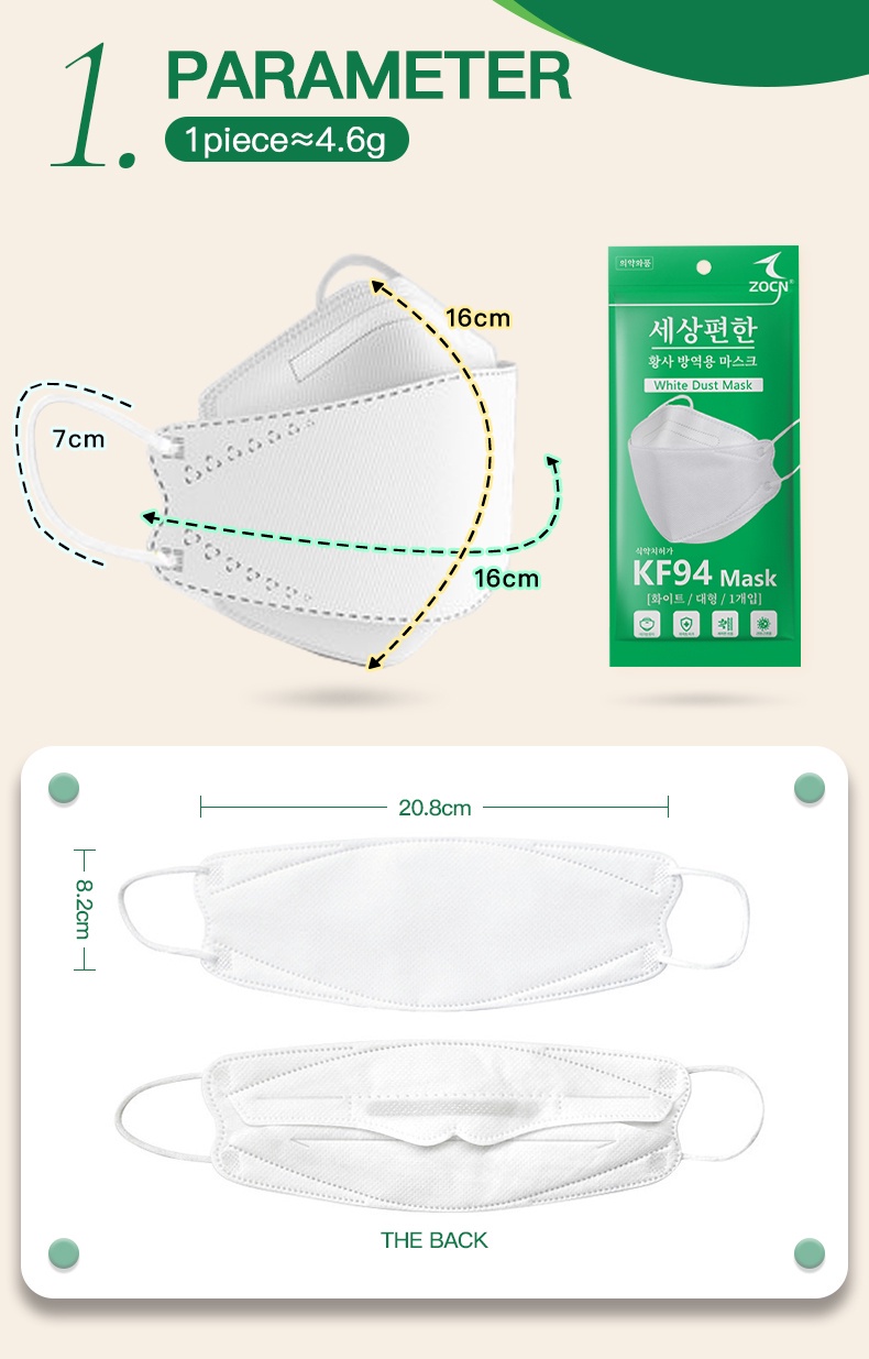 Face Mask Kn94 Facemask Kf94 Mask 4Ply K94 Facemask Thick Face Mask For ...