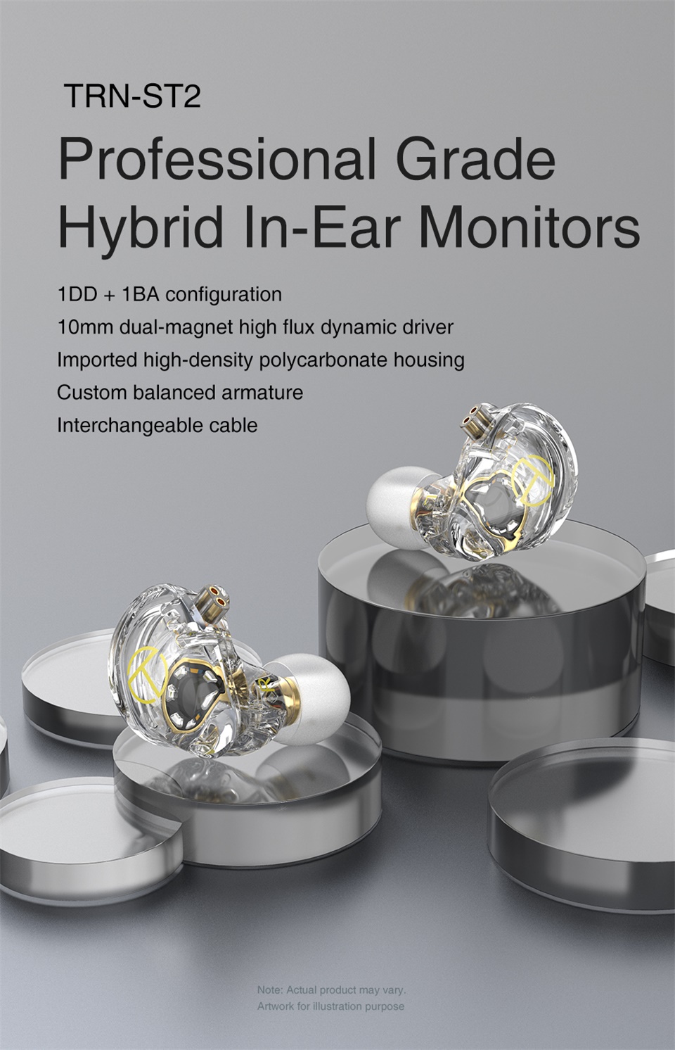 TRN ST2 Earphones Earbuds Earphone Gaming Earphones With Microphone ...