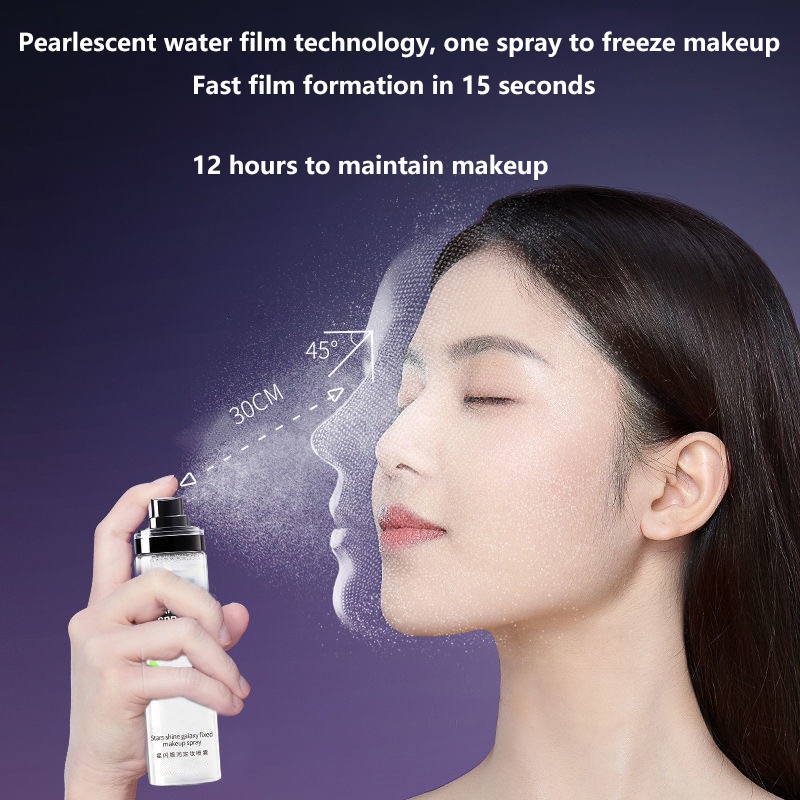 100ML Galaxy Make-Up Spray Lasting setting Moisturizing Hydrating Oil ...