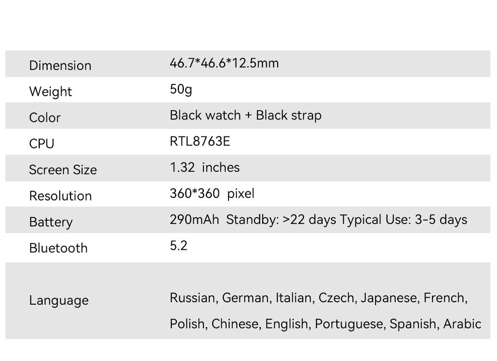 Blackview R8 Pro Bluetooth Calling Fitness Tracker IP68 Waterproof ...