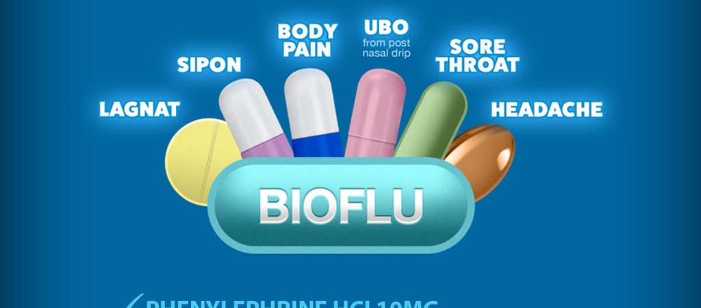 Unilab Bioflu 100 Tablets - Relief of Flu and other symptoms like Fever ...