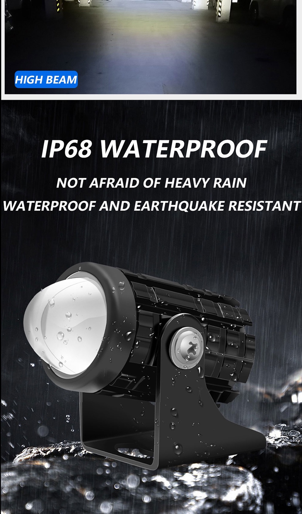 60W Mini Driving Light Set With Bracket Mdl Led Lights For Motorcycle ...