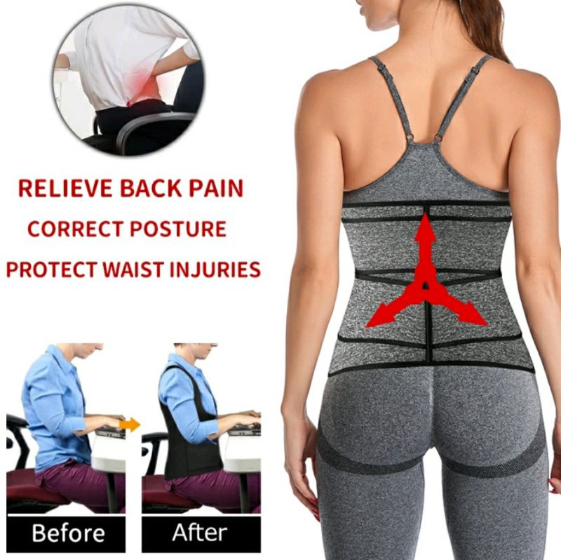 Women Waist Trimmer Body Shaper Adjustable belly Trainer Slimming ...