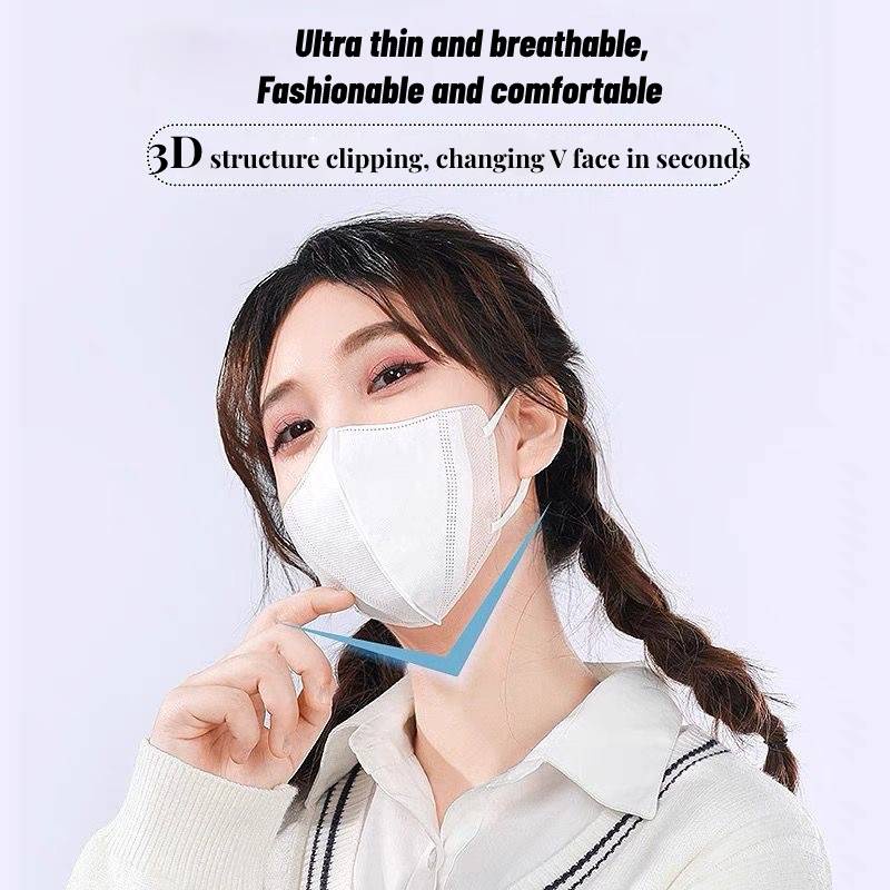 50/100Pcs 3D Face Mask Face-Lifting 3 Ply Butterfly More Effectively ...
