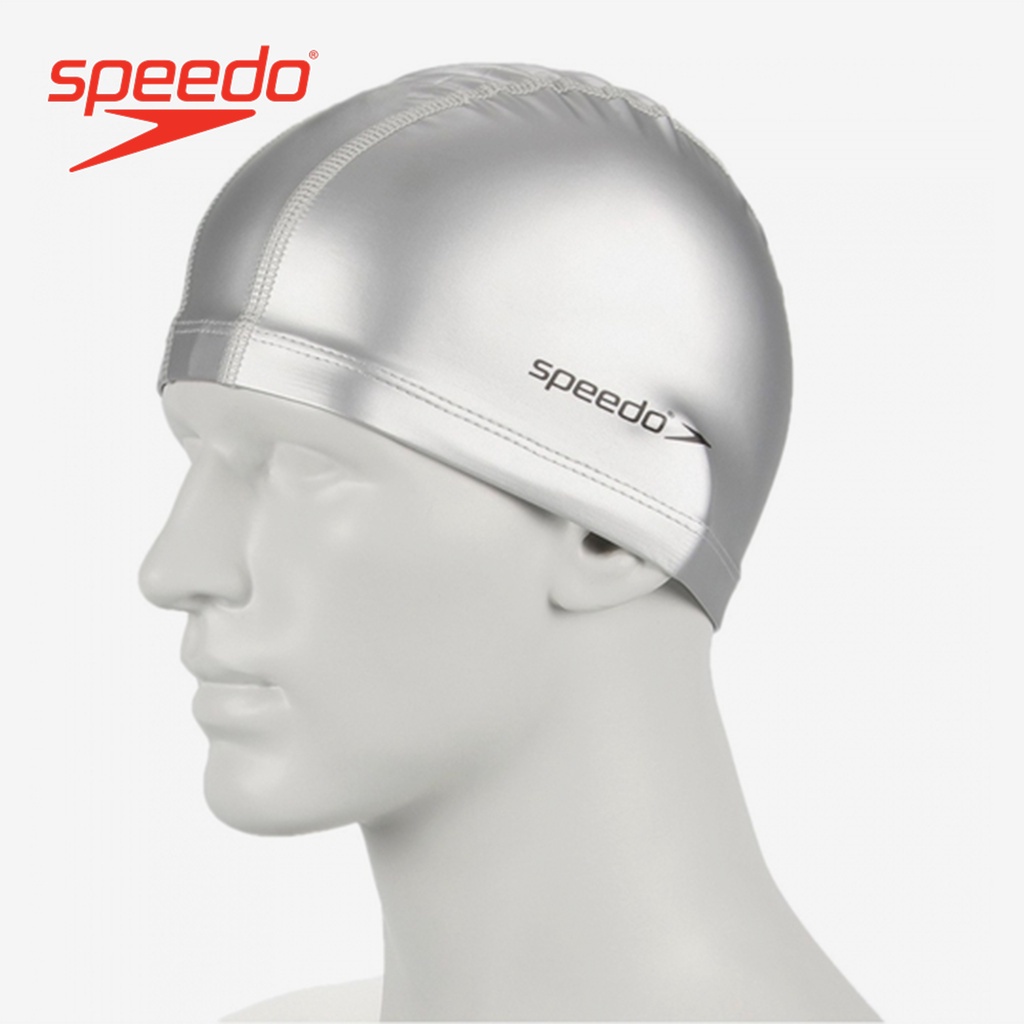 Speedo Men & Women's Fitness Swim Caps Pace - Silver - 8-720641731 ...