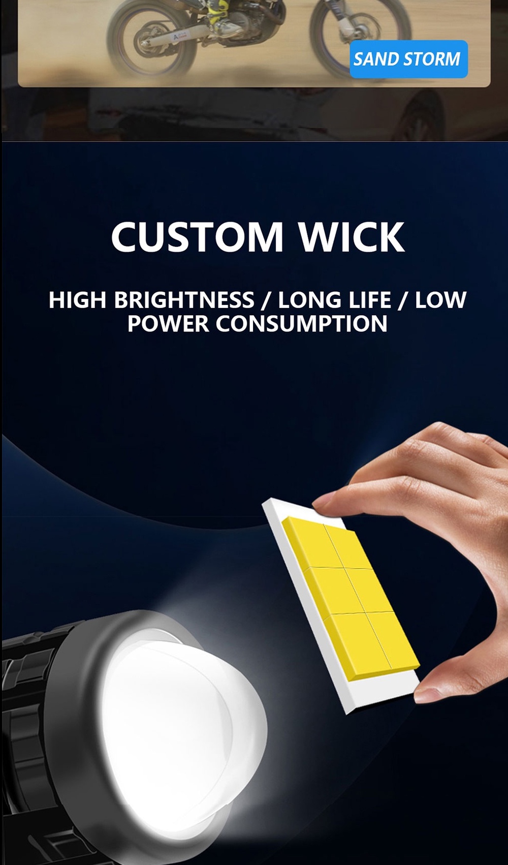 60W Mini Driving Light Set With Bracket Mdl Led Lights For Motorcycle Headlight Work Car White ...