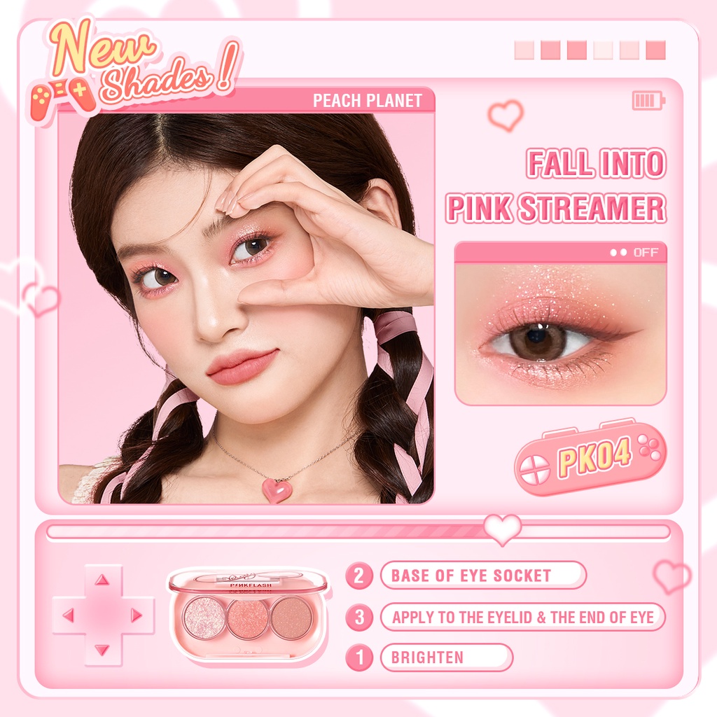PINKFLASH Highlighter Eyeshadow Palette Waterproof Matte Glitter Face ...