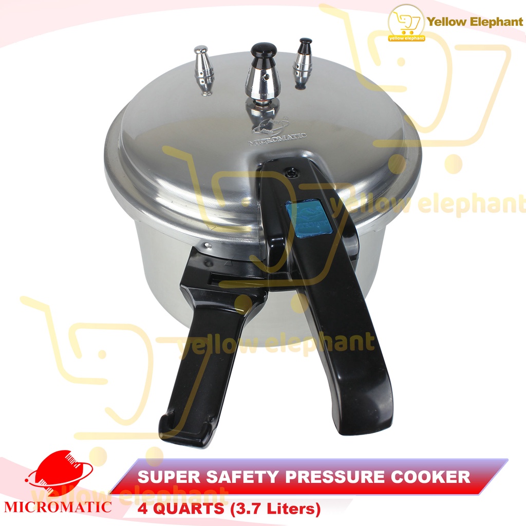 Micromatic Pressure Cooker 4 Quarts (Silver) | Shopee Philippines