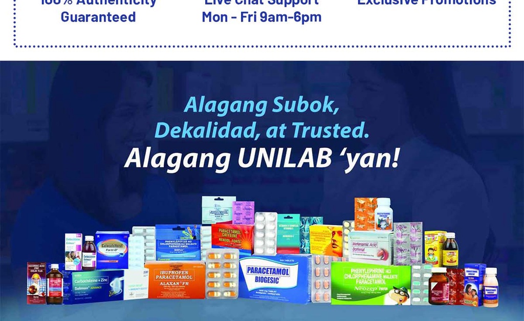IMMUNITY CARE BUNDLE Biogesic Paracetamol 20 Tablets + Conzace ...