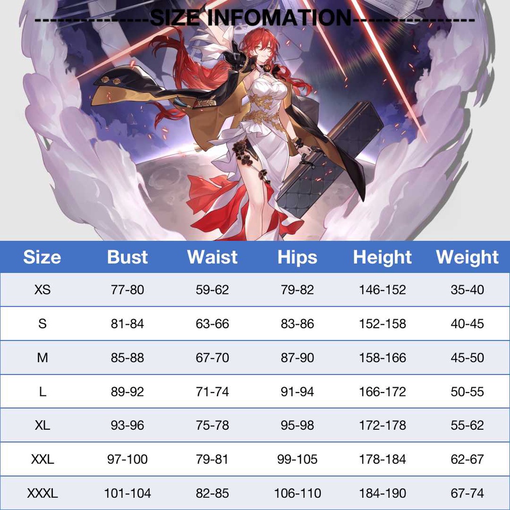 [Ready Stock] Honkai Star Rail cosplay Himeko cosplay clothing Anime ...