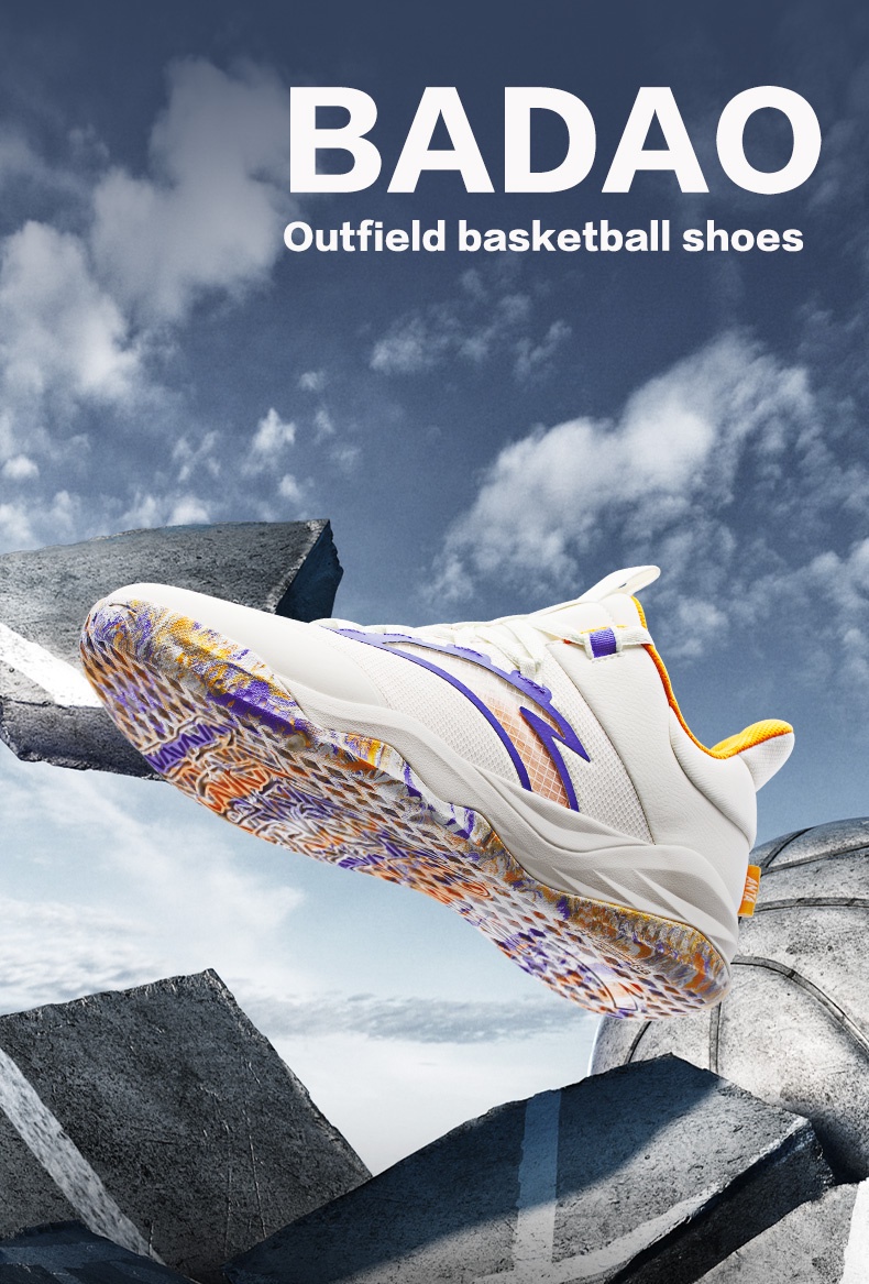 ANTA Badao Basic Basketball Shoes Performance Wear-resistant Non-slip ...