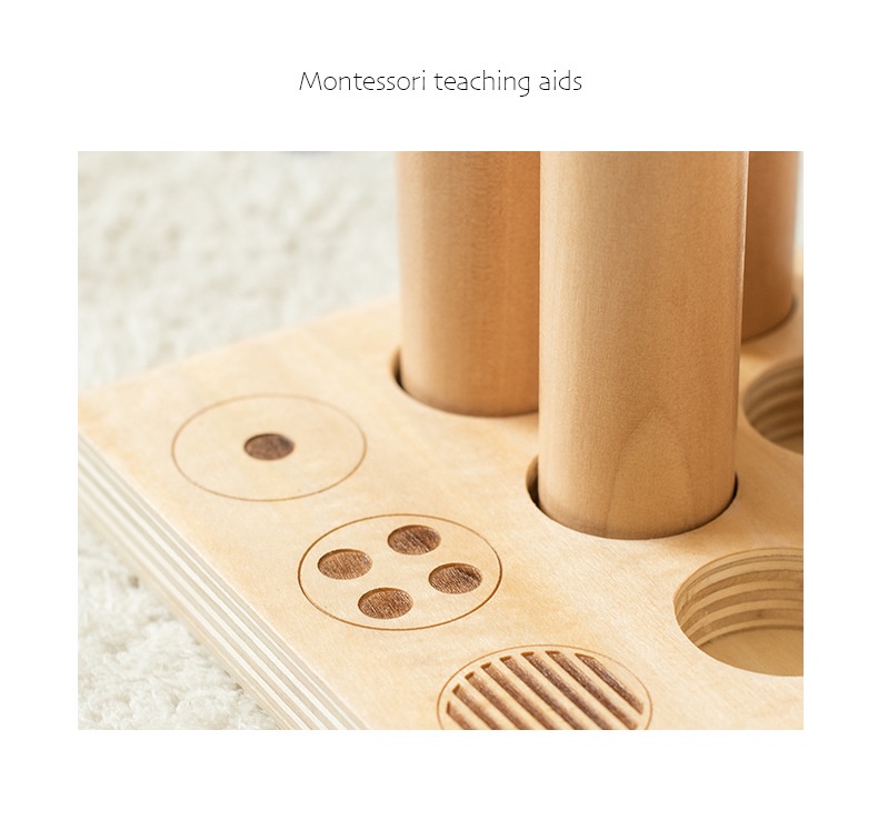 Treeyear Montessori Tactile Touch & Sensorial Sound Cylinders Sound ...