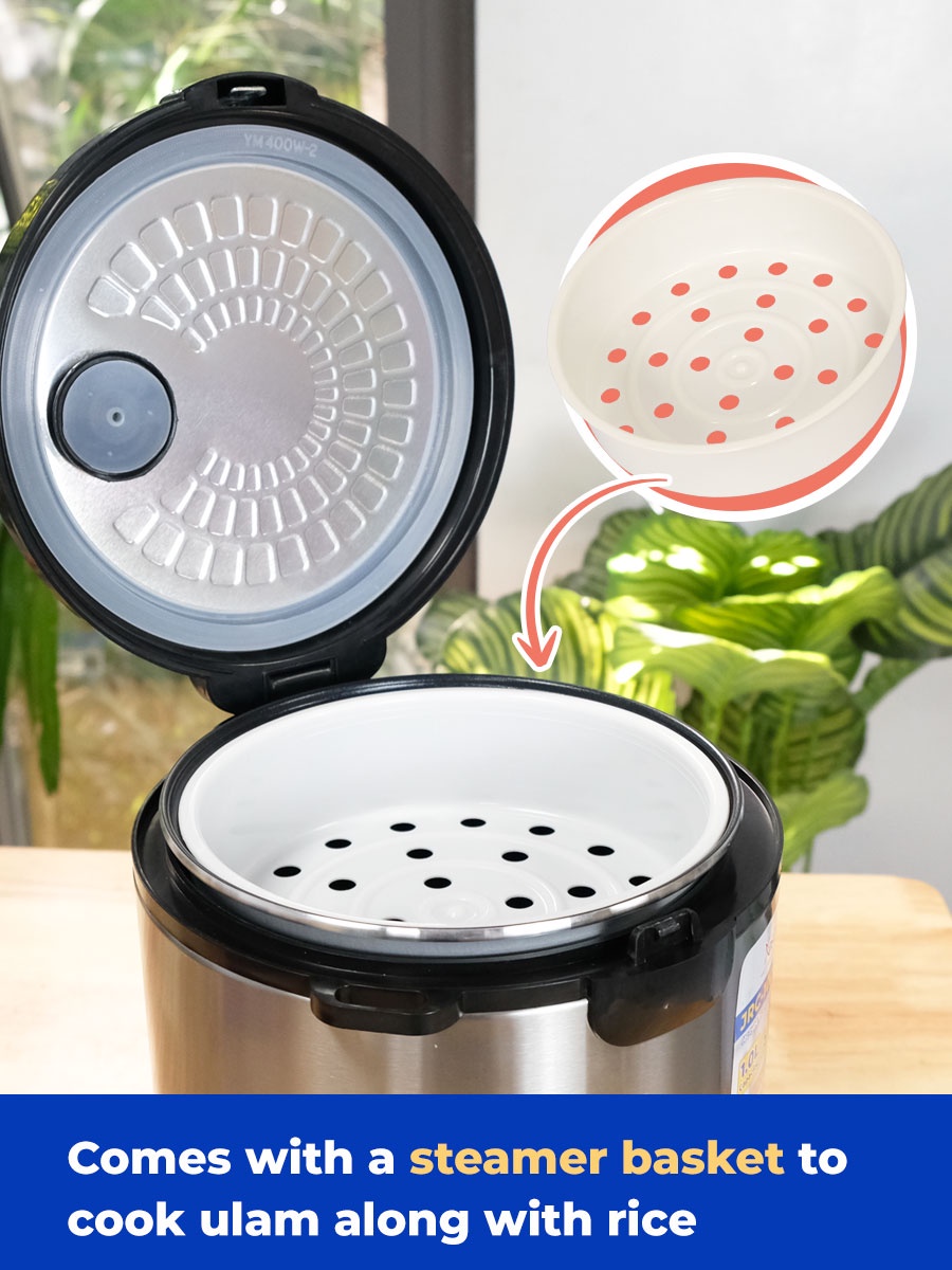 Astron JRC102 Jar Type Rice Cooker with Steamer - 1L | Premium Series ...