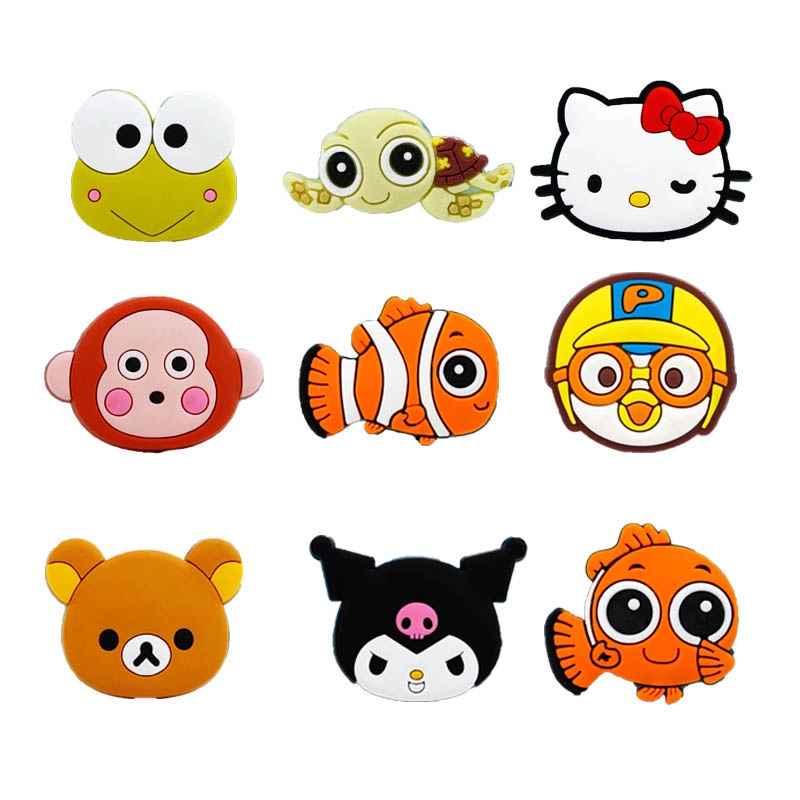 Cute Lightning Mcqueen Jibits for Croc Penguin Kuromi Jibbits Charm ...