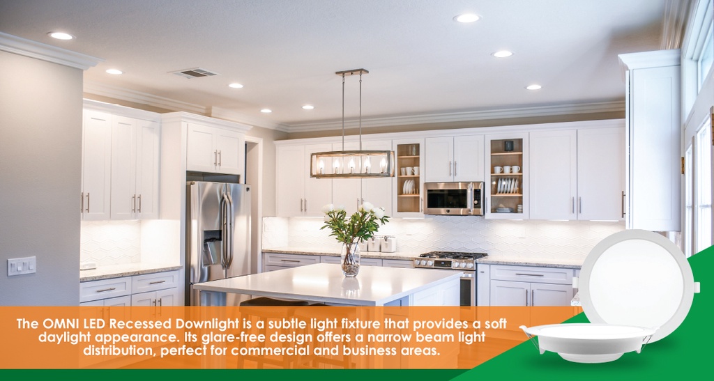 OMNI LED Recessed Circular Downlight LLRC - COOL WHITE | Shopee Philippines