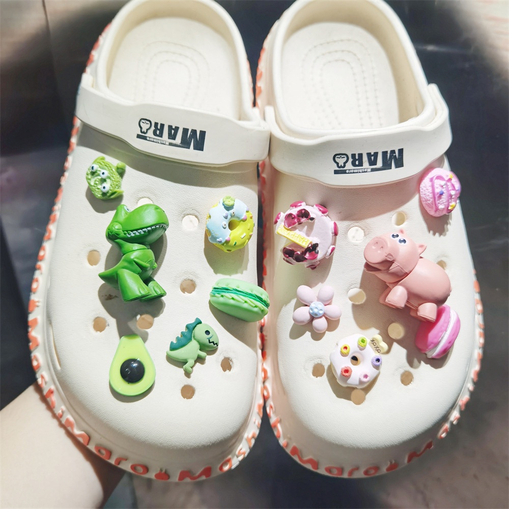 Cute Buzz Lightyear Jibbits for slippers Set Dinosaur Woody Jibitz ...
