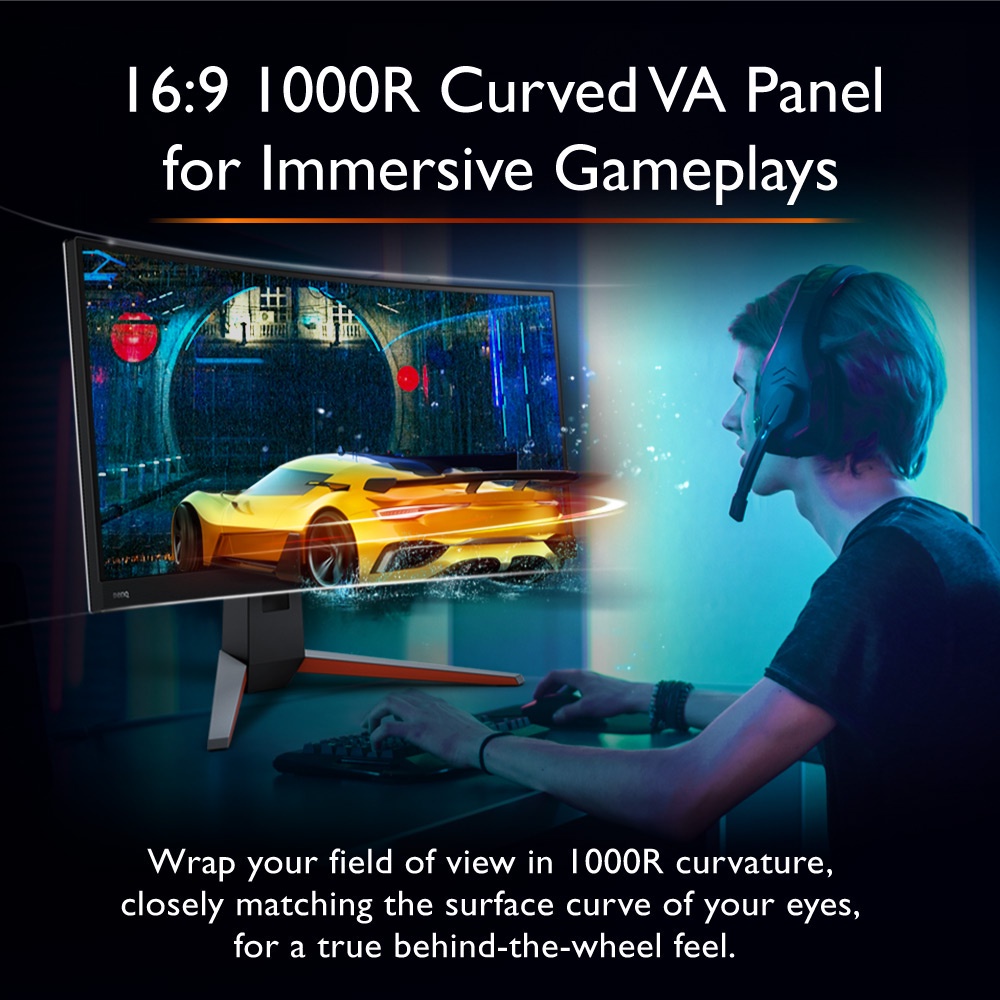 BenQ Mobiuz EX3210R Dying Light 2 2K QHD 1ms 165Hz HDRi FreeSync ...