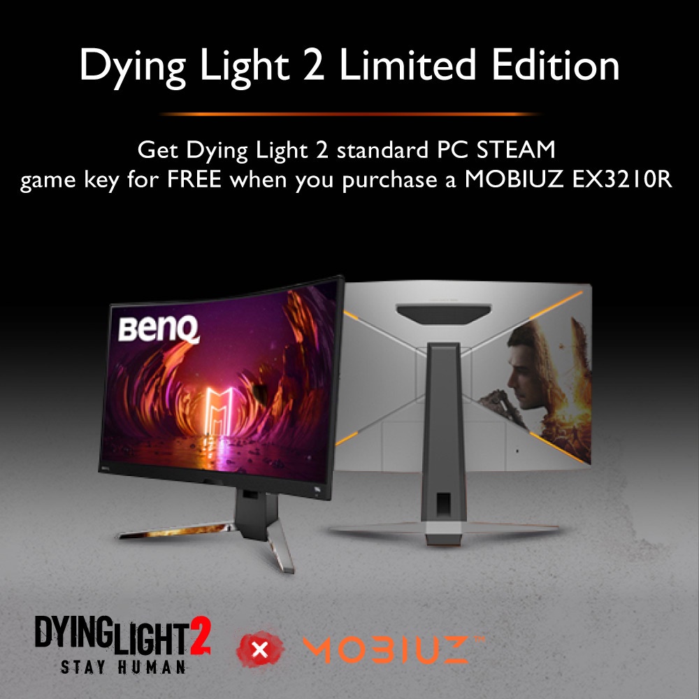 BenQ Mobiuz EX3210R Dying Light 2 2K QHD 1ms 165Hz HDRi FreeSync ...