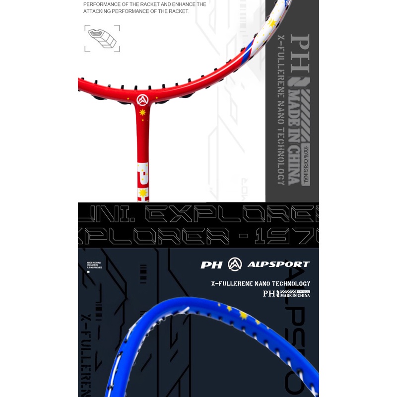 TOSEEK Badminton Racket Full Carbon Fiber w/ String Racquet Ultralight ...