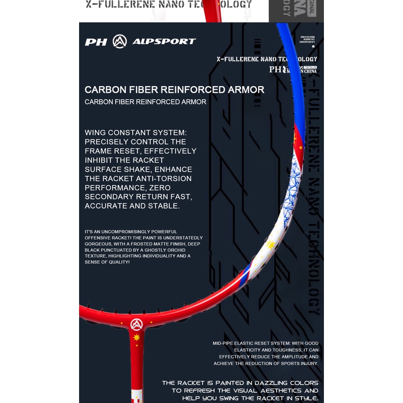 TOSEEK Badminton Racket Full Carbon Fiber w/ String Racquet Ultralight ...