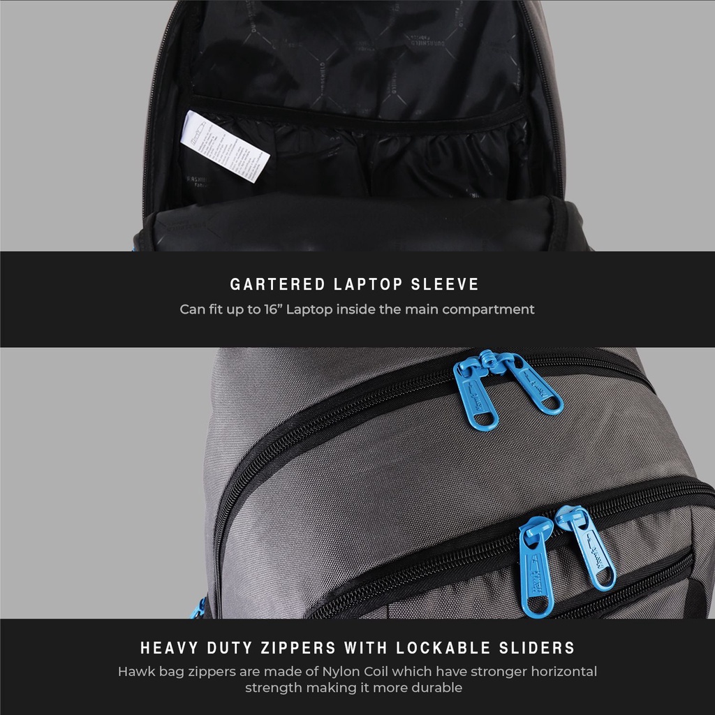 Hawk 5783 Lifestyle Backpack With Virupro Anti-Microbial Protection ...