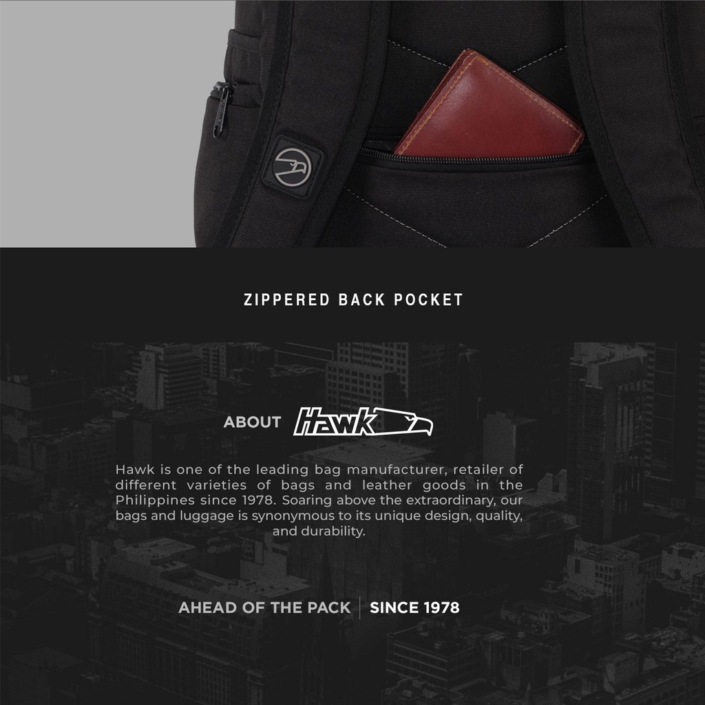 Hawk 5777 Lifestyle Backpack With Virupro Anti-Microbial Protection ...