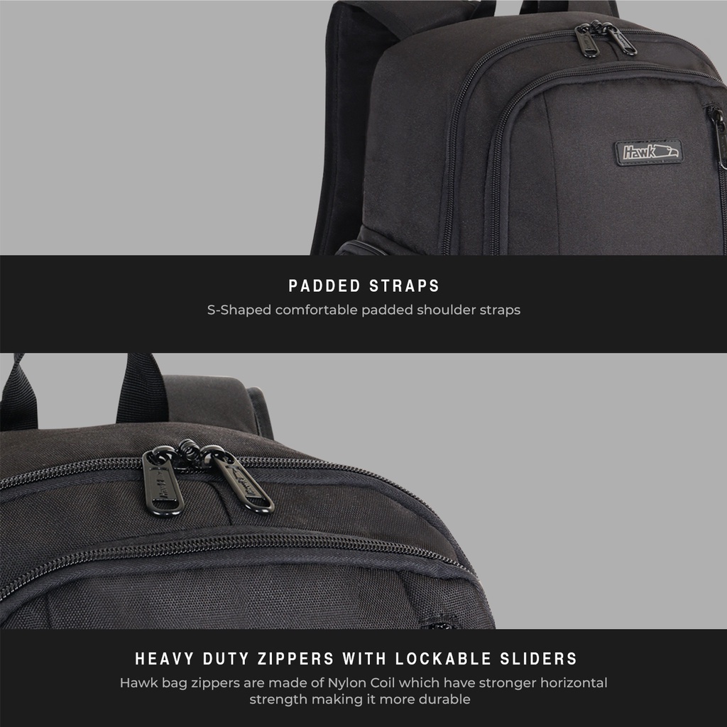 Hawk 5779 Corporate Backpack With Virupro Anti-Microbial Protection ...