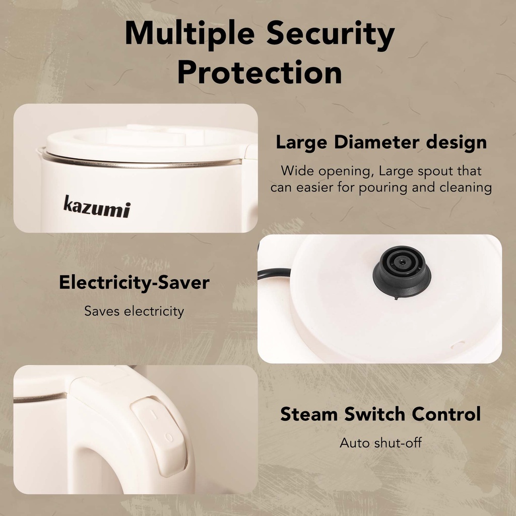 Kazumi KZ-KT3 2L SIngle-Walled Kettle | Shopee Philippines