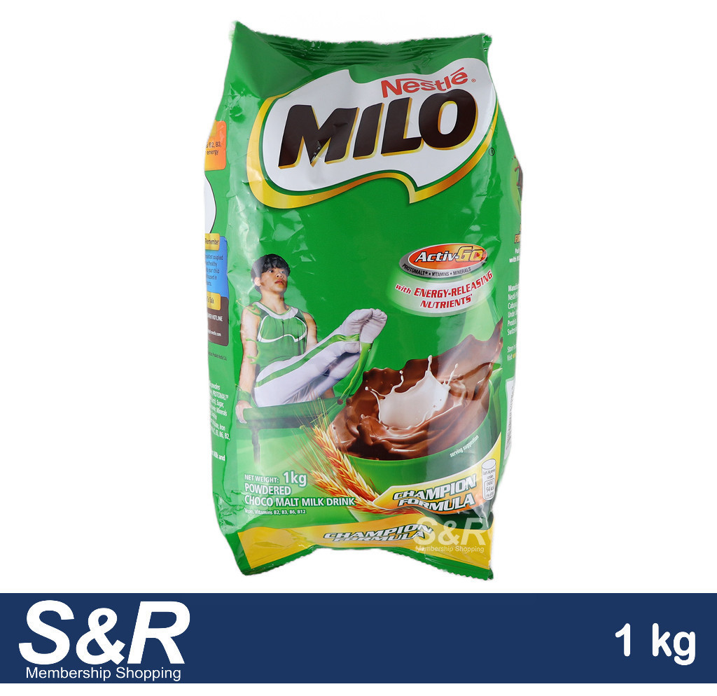 Milo Powdered Choco Malt Milk Drink 1kg | Shopee Philippines