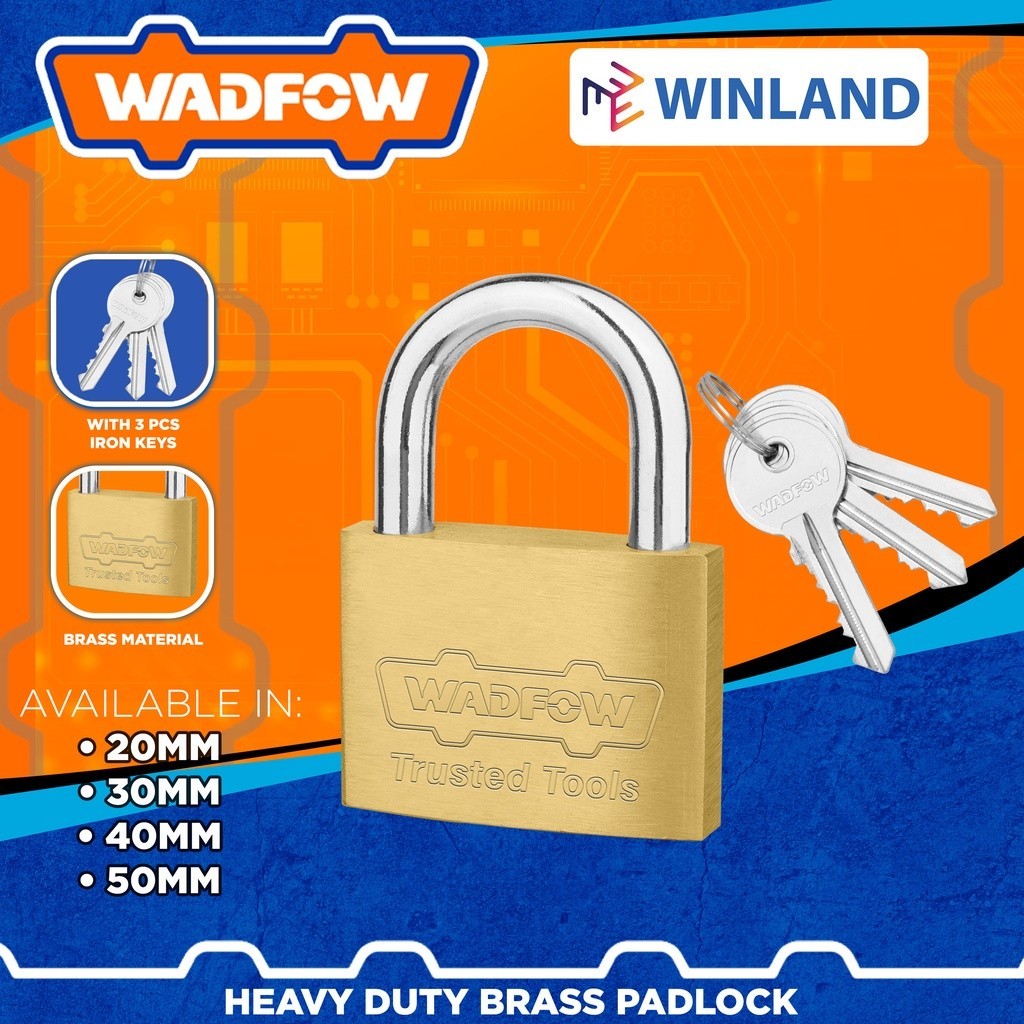 Wadfow by Winland Heavy Duty Brass Padlock Padlock Durable 20mm-50mm ...
