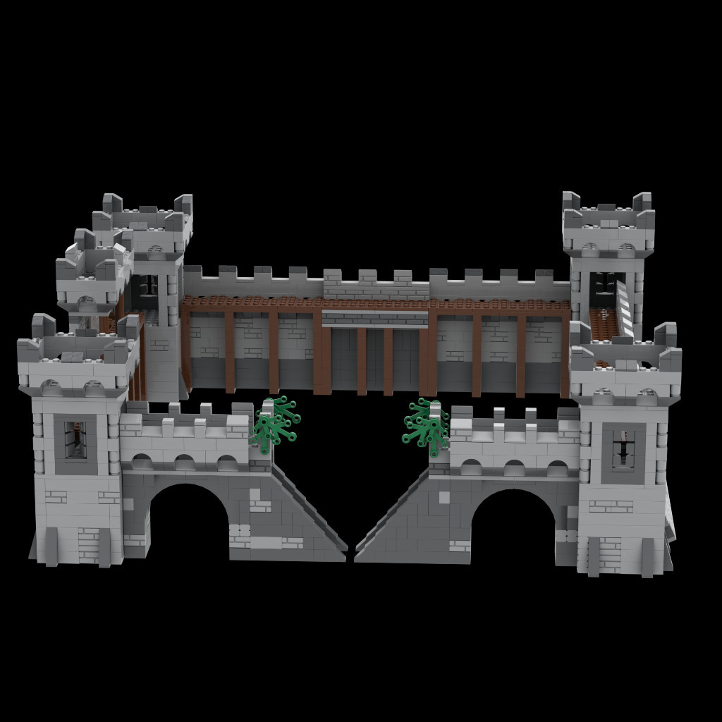 Walls Medieval Middle Age Building Blocks Toy Collection Kids Assembly ...