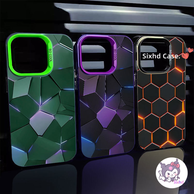 Simple Honeycomb Luxury Hard Case For Realme Note 50 C67 C53 C33 C35 ...