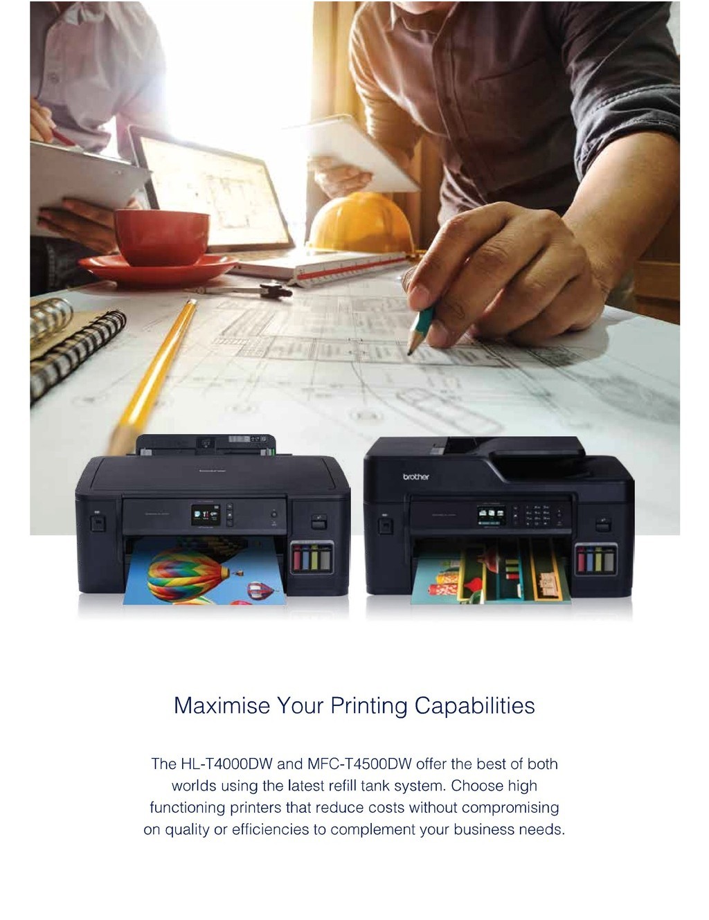 Brother MFC-T4500DW Ink Tank Printer T4500 | Shopee Philippines