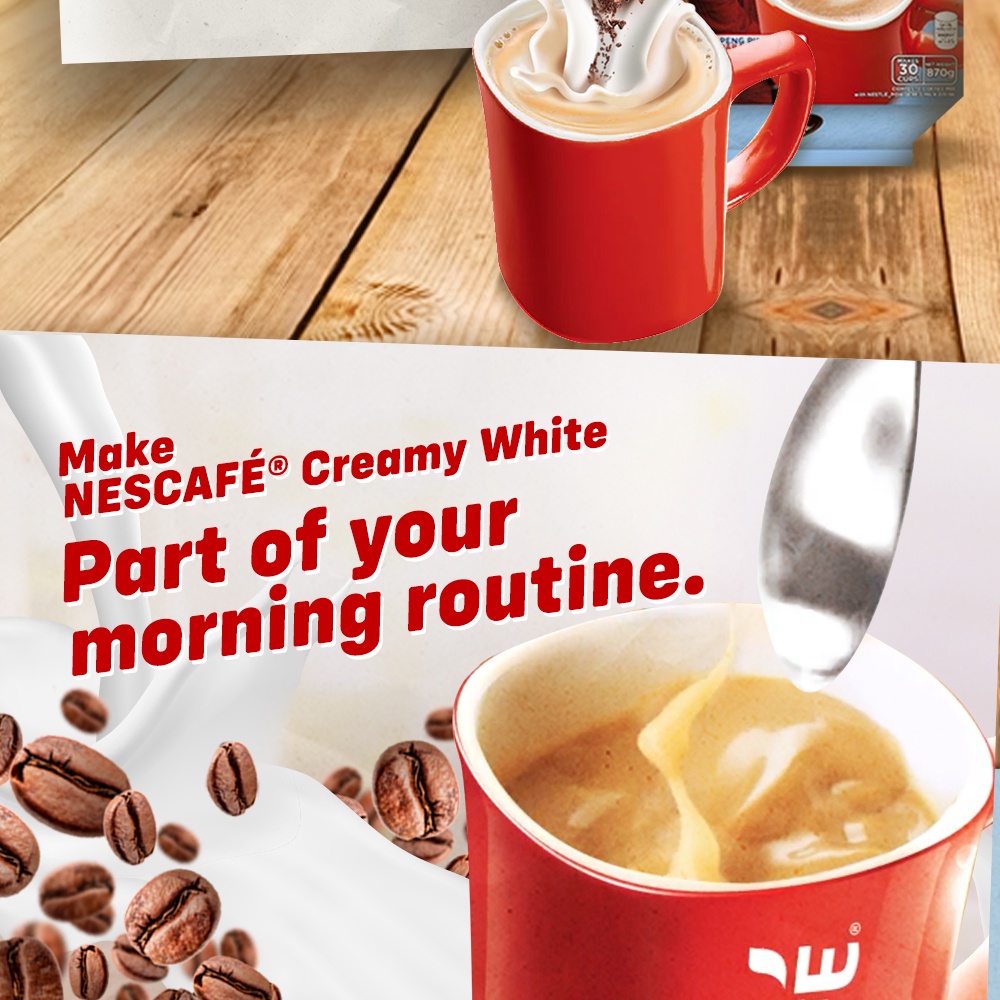 NESCAFE Creamy White 3-in-1 Coffee Twin Pack 40g - Pack of 20 | Shopee ...