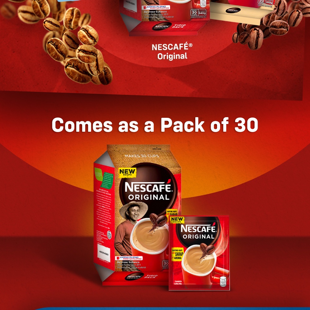NESCAFE Original 3-in-1 Coffee Twin Pack 40g - Pack of 20 | Shopee ...