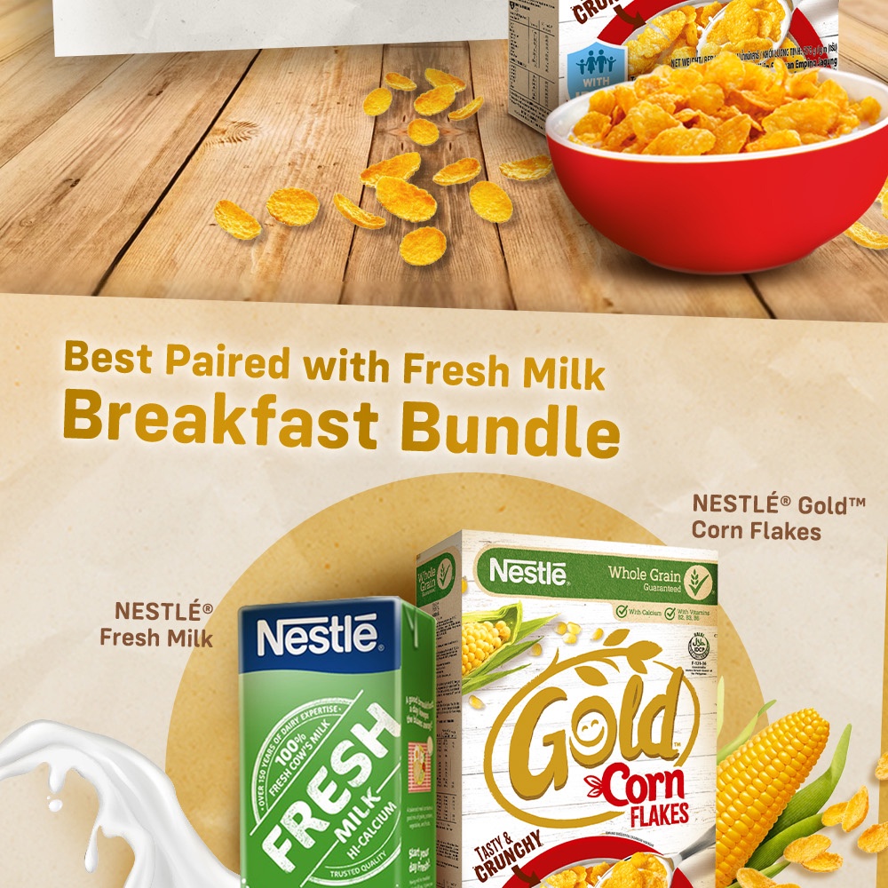 Gold Corn Flakes Cereal Breakfast 500g | Shopee Philippines