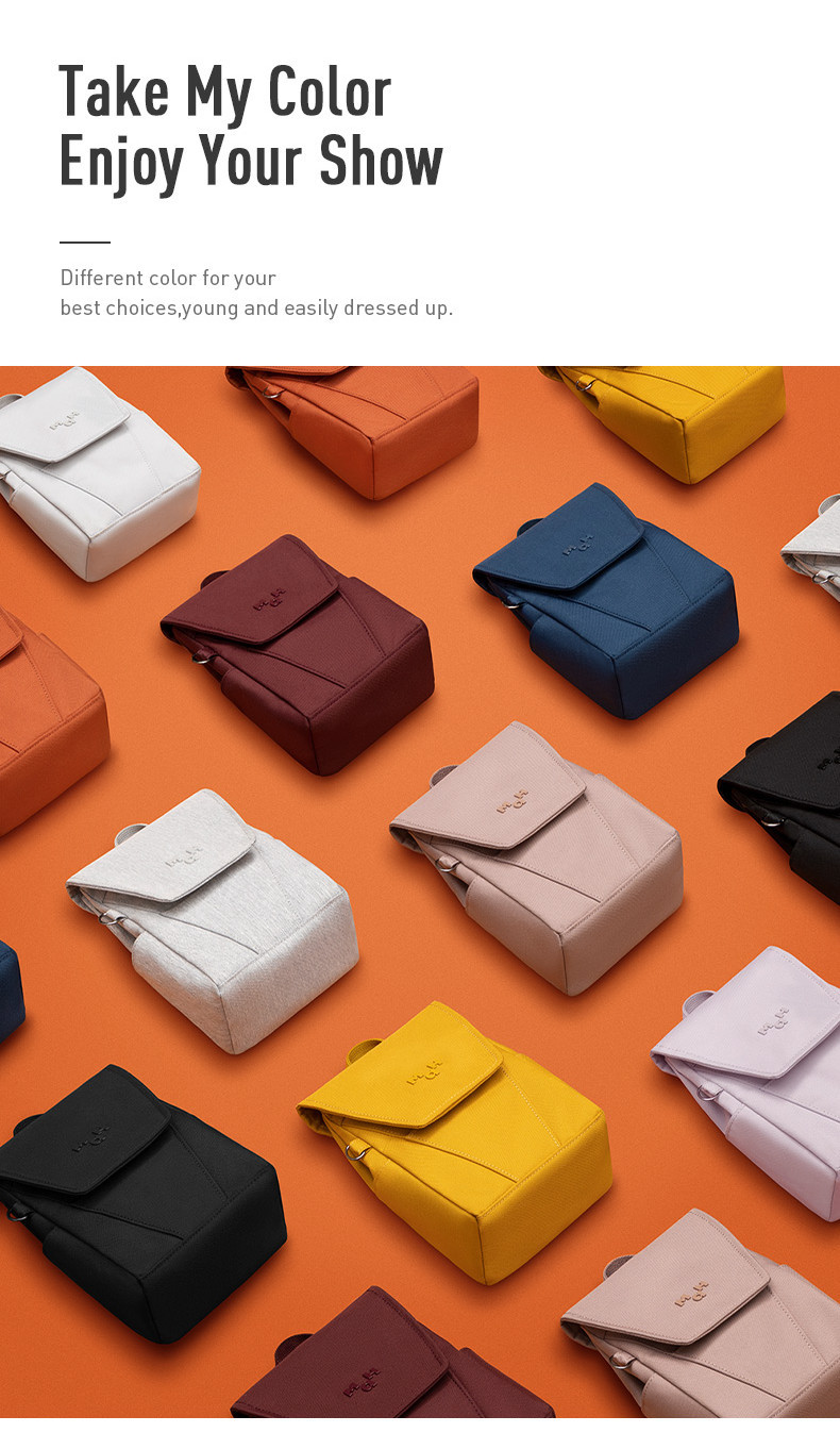 MAH 2069 Young Mini Backpack Waterproof Protection Full Colors 5.8 Inch ...