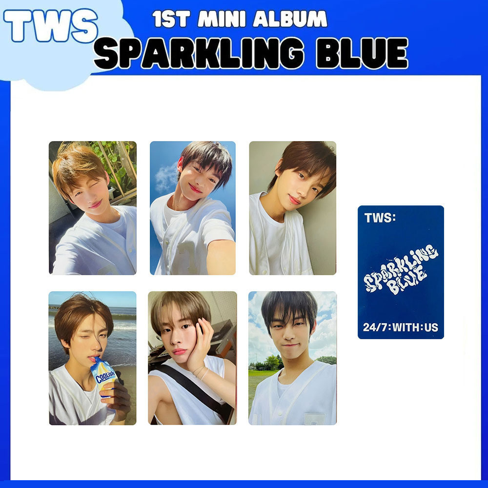 Kpop Idol TWS 1st Mini Album Sparkling Blue Photocards | Shopee Philippines