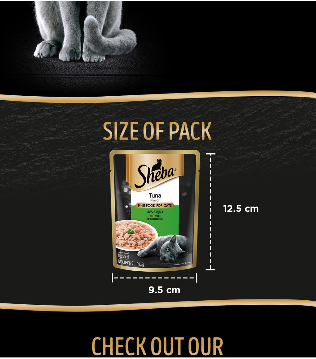 SHEBA Wet Cat Food (24-Pack), 70g. | Shopee Philippines