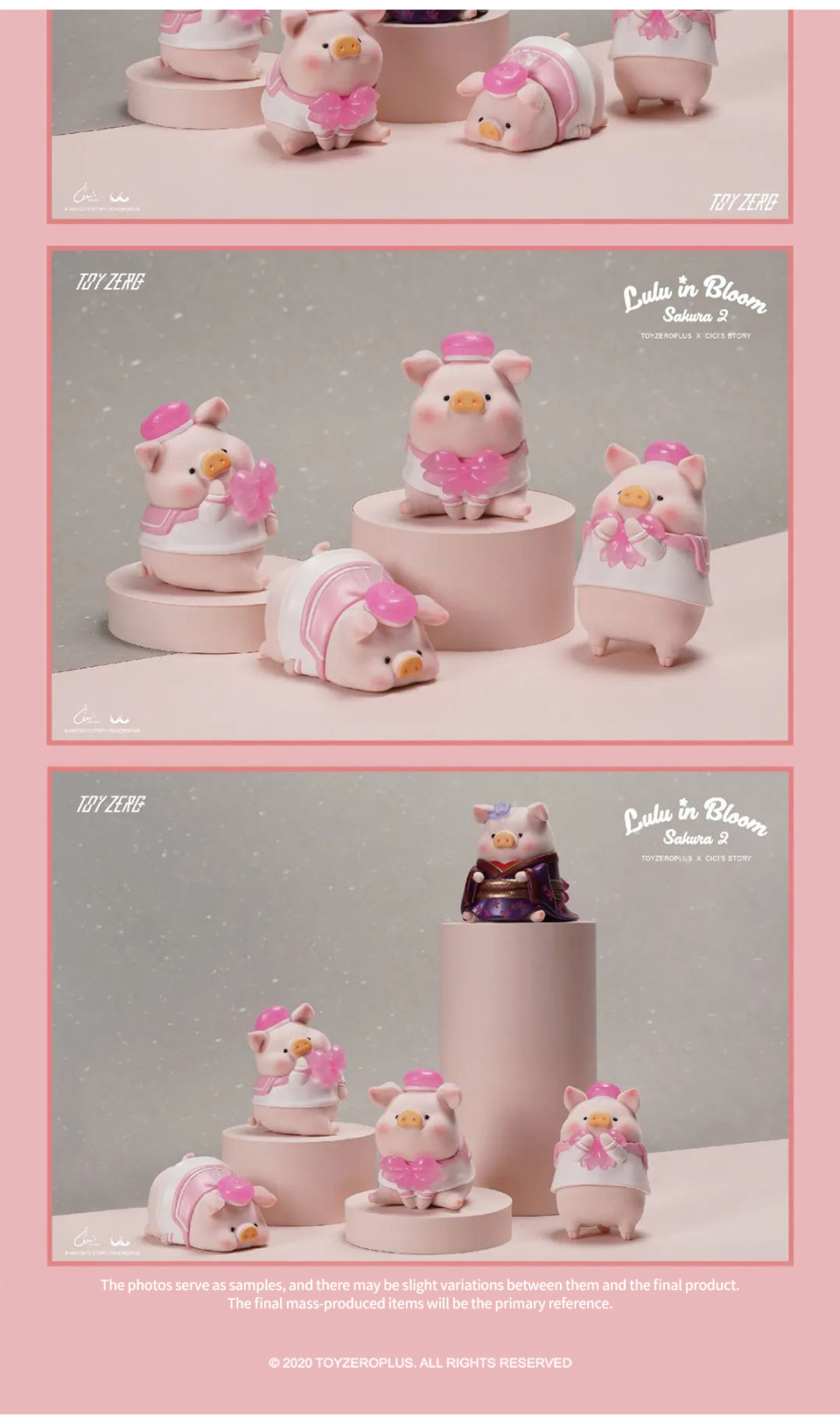 52TOYS Lulu The Piggy in Bloom Sakura2 Series Blind Box Figure Toy ...