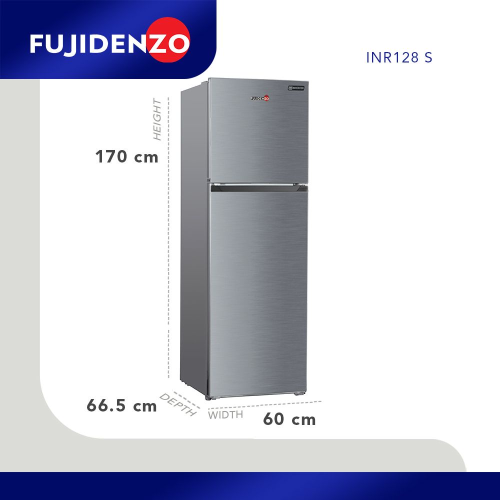 Fujidenzo 12.8 cu.ft. HD Inverter 2-door No Frost Refrigerator INR-128S ...