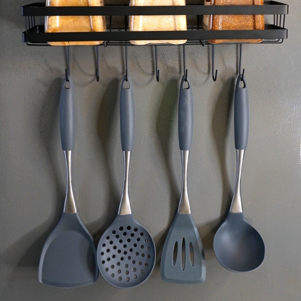 Qoncept Living Omega Multi-Purpose Multi-Layer Hanging Kitchen Rack for ...