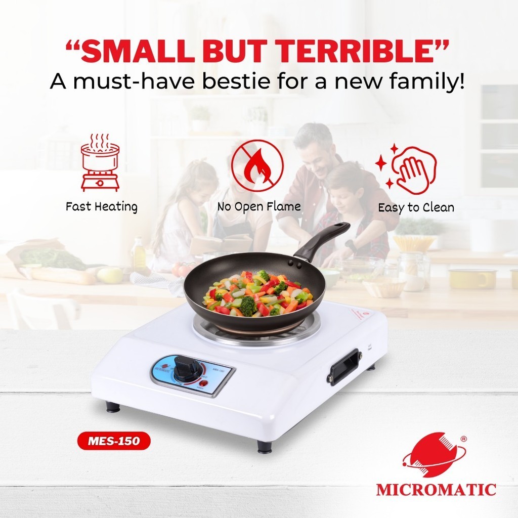 Micromatic by Winland Single Electric Contact Small Pan Grill Stove MES ...