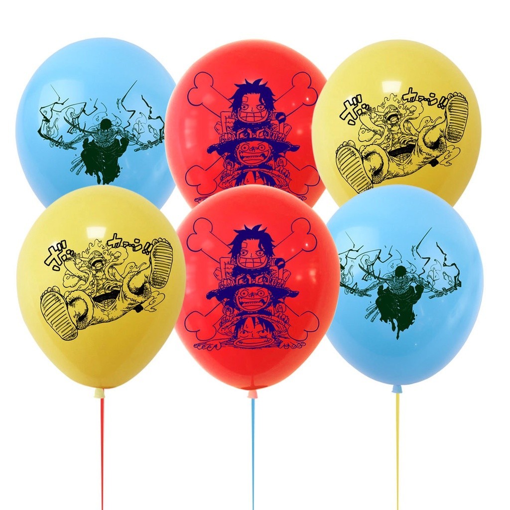 Anime ONE PIECE Birthday Theme Balloons Decorations One Piece Cake ...