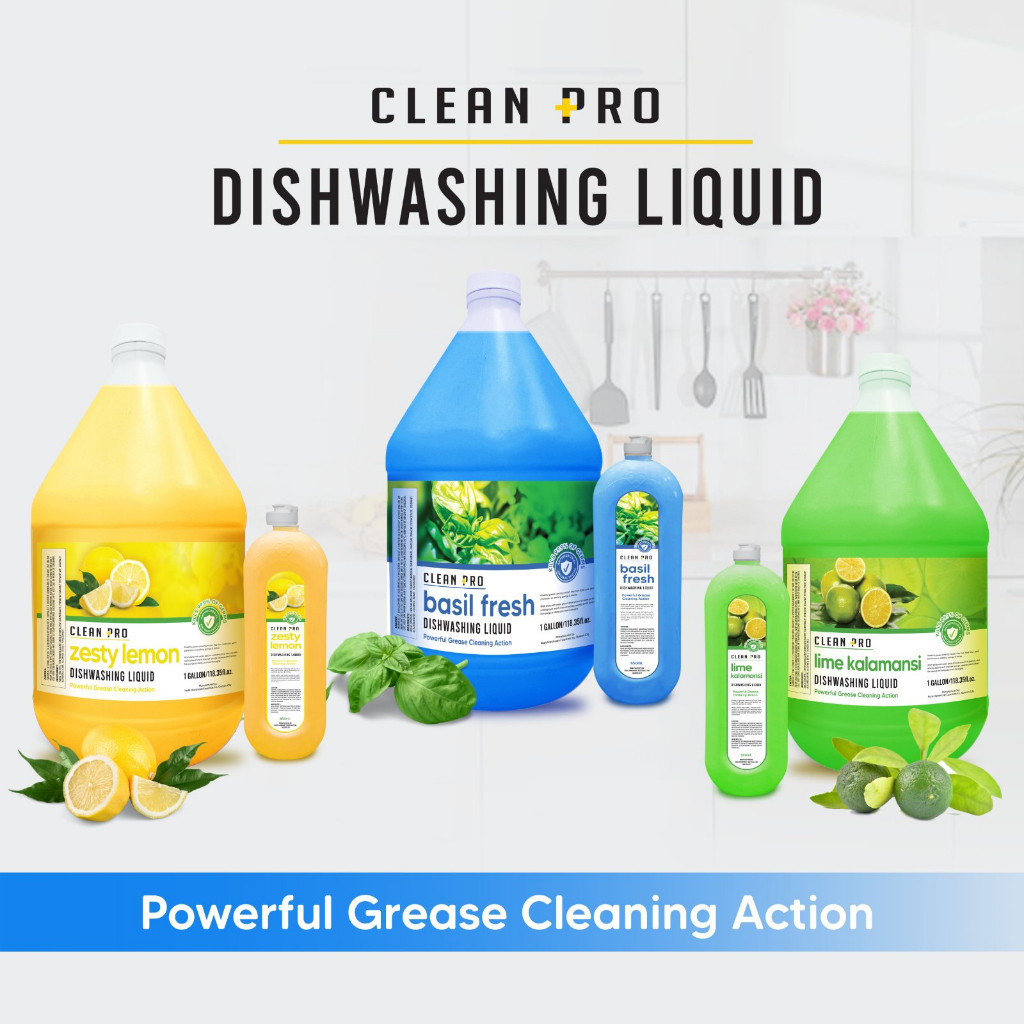 Clean Pro Dishwashing Liquid Zesty Lemon Scent Gallon | Shopee Philippines