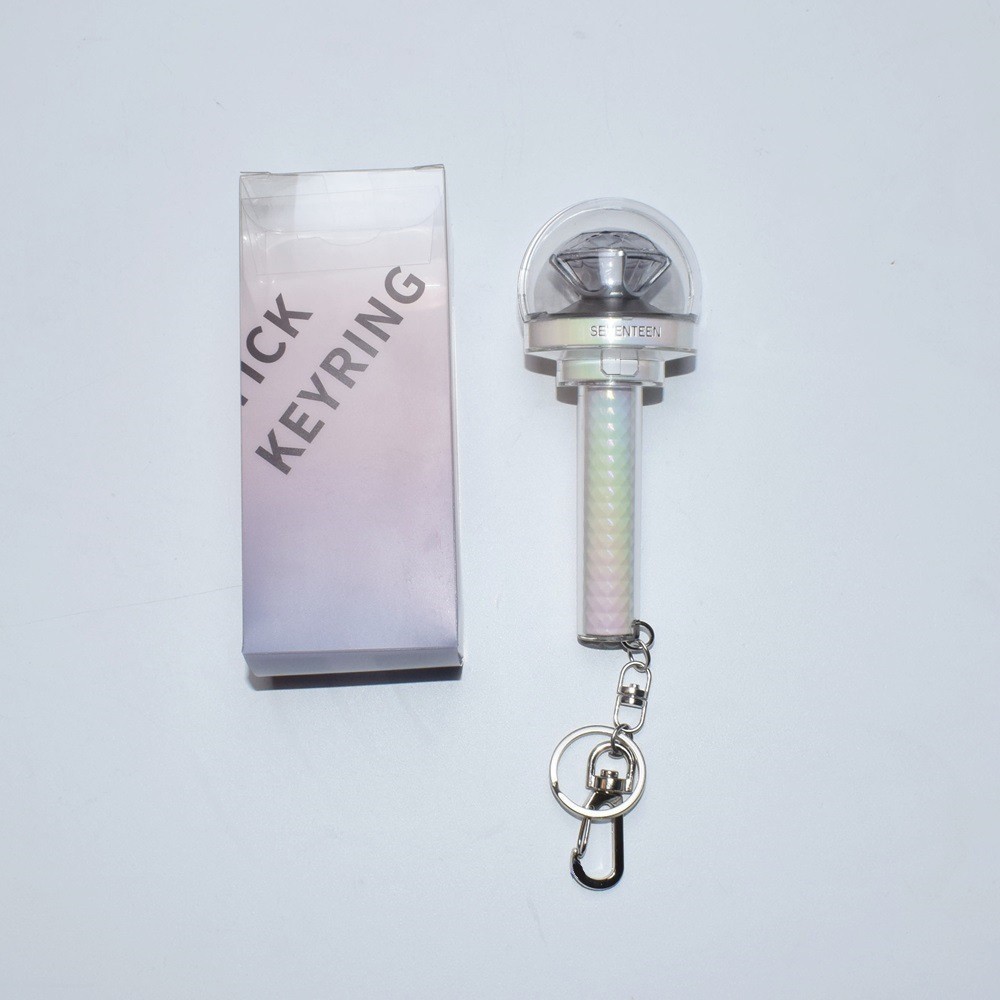 Kpop Idol Seventeen Mini Lightstick Key Ring Glow Stick Keychains for ...